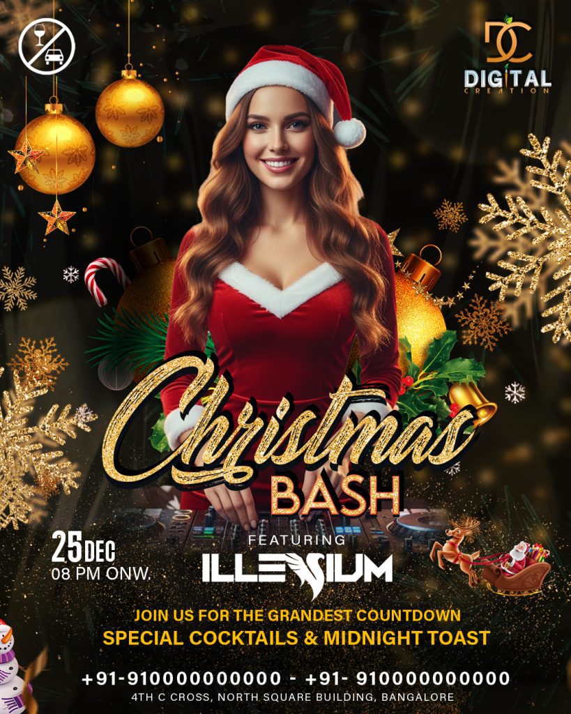 Night Club & Festival Flyer PSD Free Download | Editable Party Flyer ...